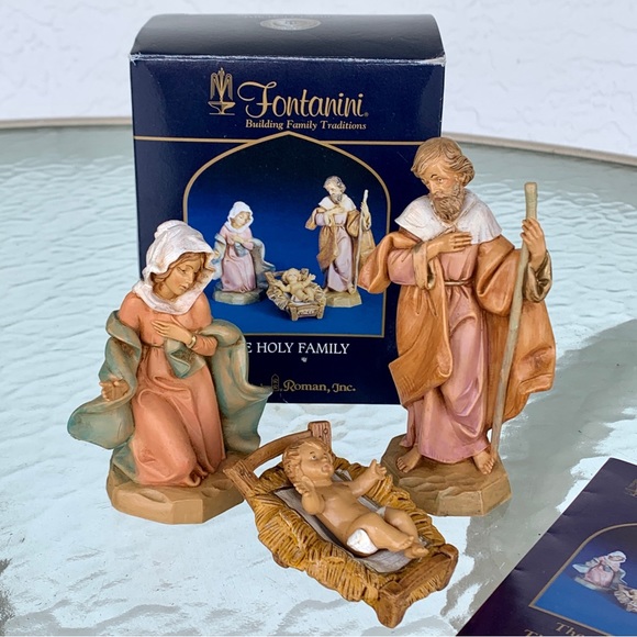 Roman | Holiday | 992 The Fontanini Heirloom Nativity 5 Holy Family ...